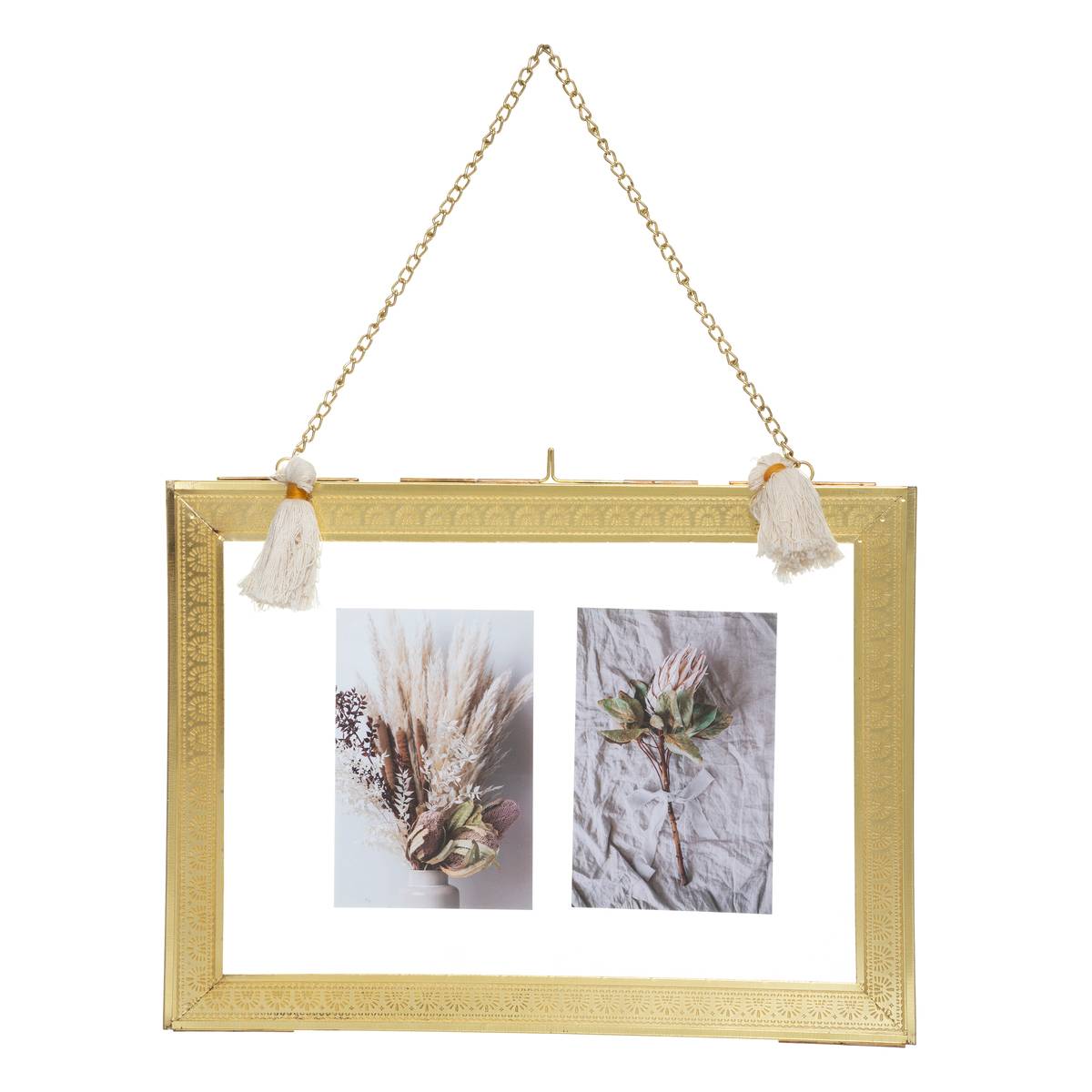 Pell-mell Wonder - metal y vidrio - oro - 2 fotos - Atmosphera créateur ...