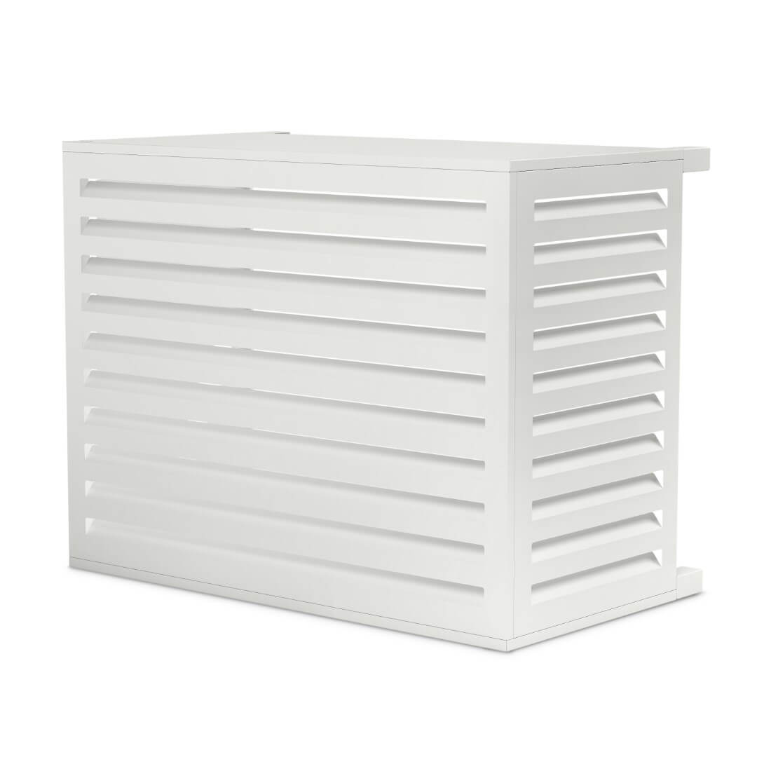 Cache-climatiseur SENTIMO en acier M fixation haute RAL 9003 Blanc de ...