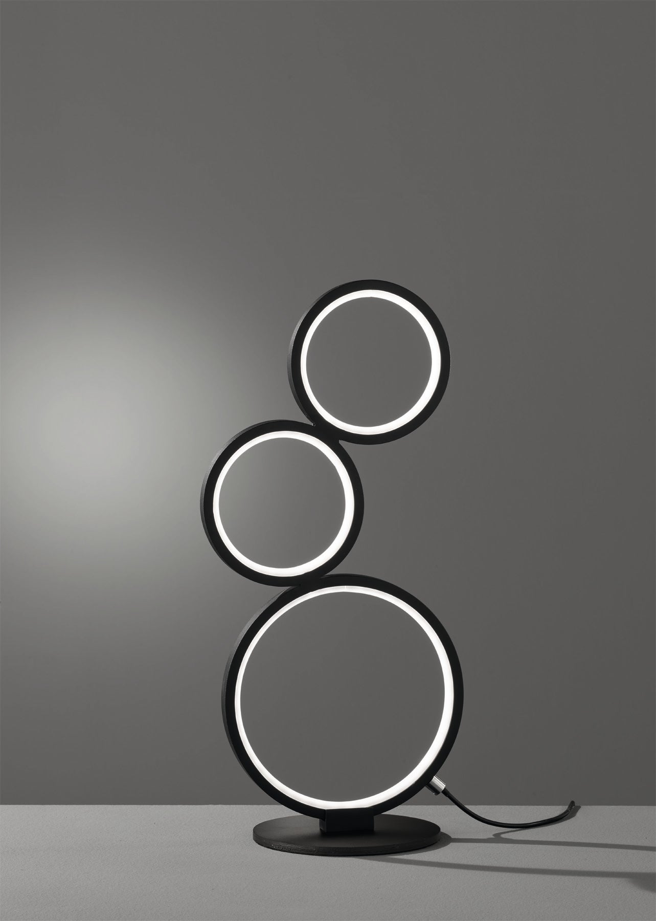 Tafellamp TL - industrieel woonkamer - Zwart - LED - tafellampen modern ...