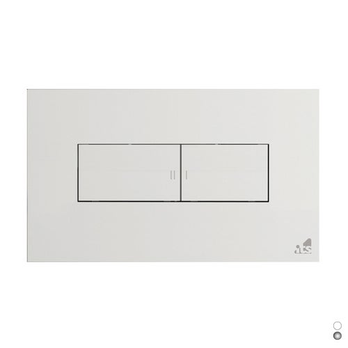 Placca per cassetta di scarico ad incasso Idea 2 Pulsanti | Leroy Merlin