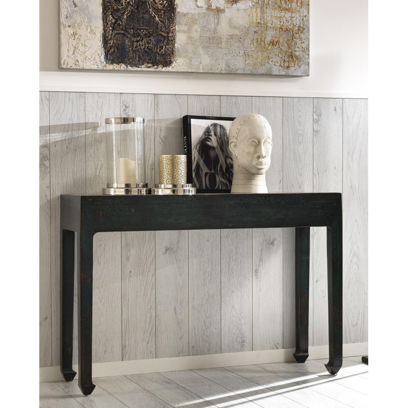 Console - Console (120 x 84 H cm) en Bois Noir | Leroy Merlin