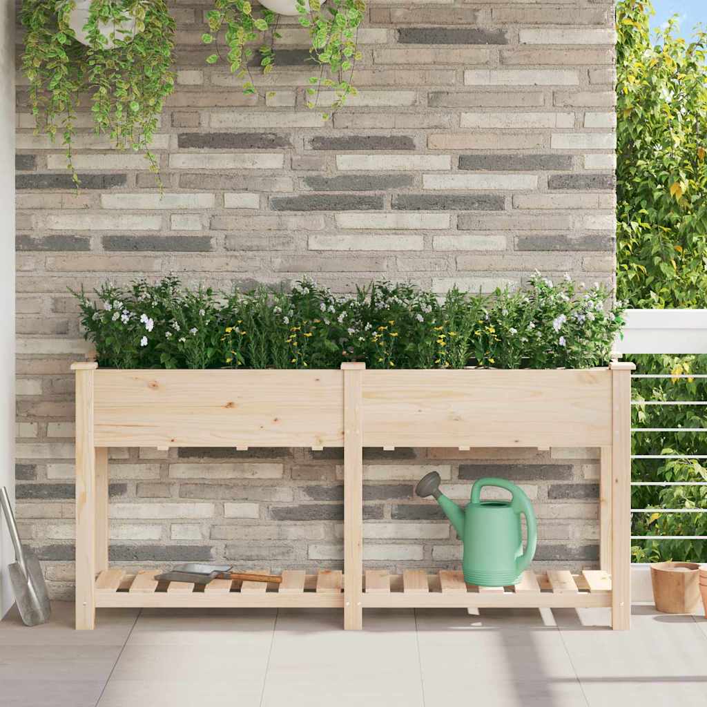 Maceta para Jardín con estante Beige 161 x 43 x 76.5 cm | Leroy Merlin