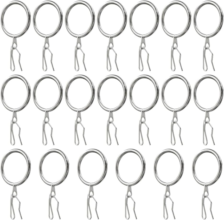 20 Pièces Curtain Rings,pour Rideaux,Rideaux de Porte,Rideaux de Douche ...