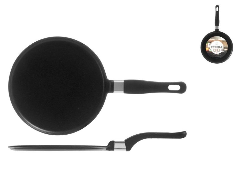 Poêle à crêpes antiadhésive Extra Chef 1 poignée 32 cm 3532 H&H | Leroy ...