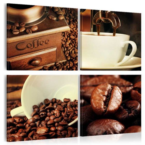 Tableau Nature morte Coffee Tasting 40x40 cm | Leroy Merlin