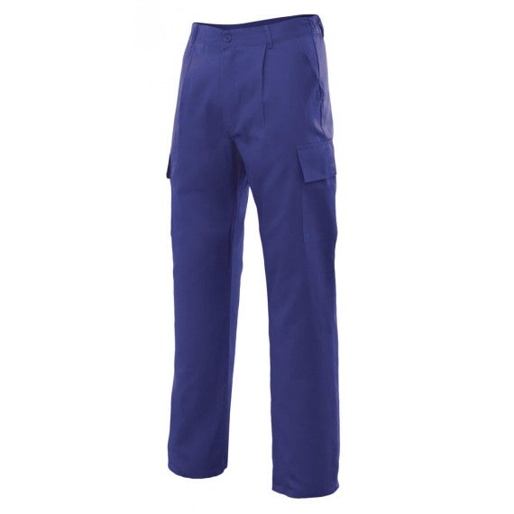Pantalón básico industrial con bolsillos de parche tapeta y velcro ...