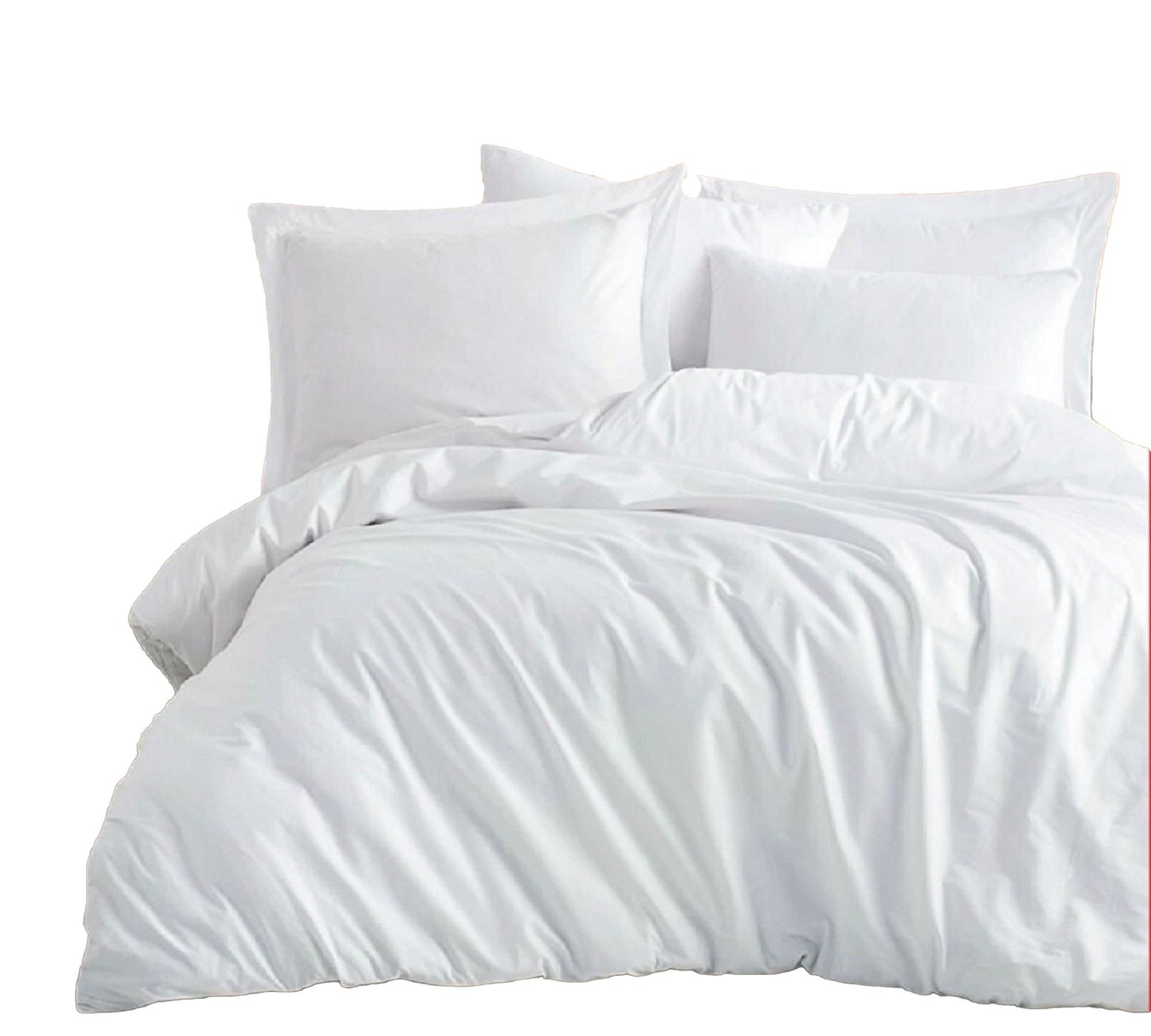 Juego de cama liso 240 x 220 cm - Blanco | Leroy Merlin