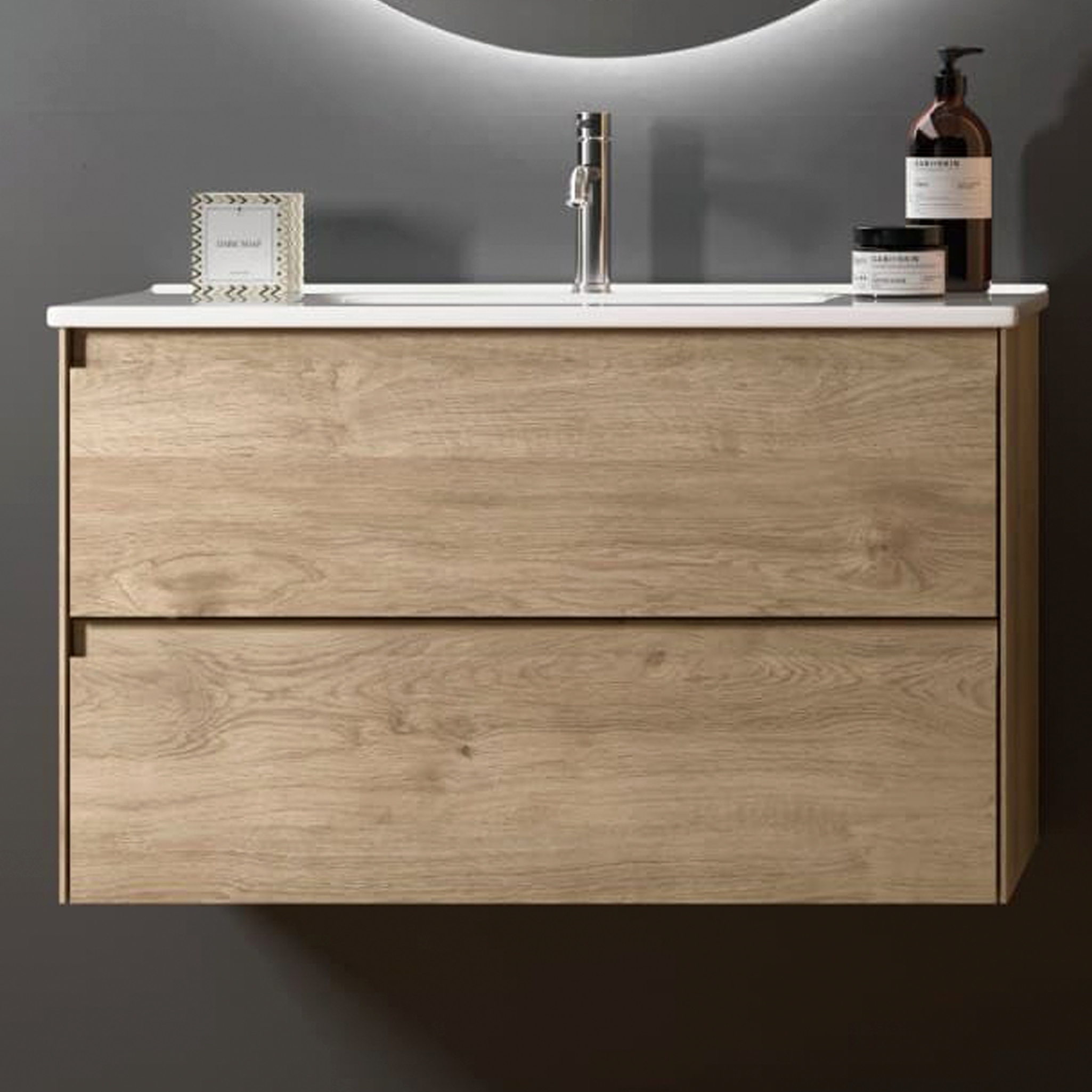 Mueble de Baño Con Lavabo PRAGA, Ancho de 100 cm | Leroy Merlin