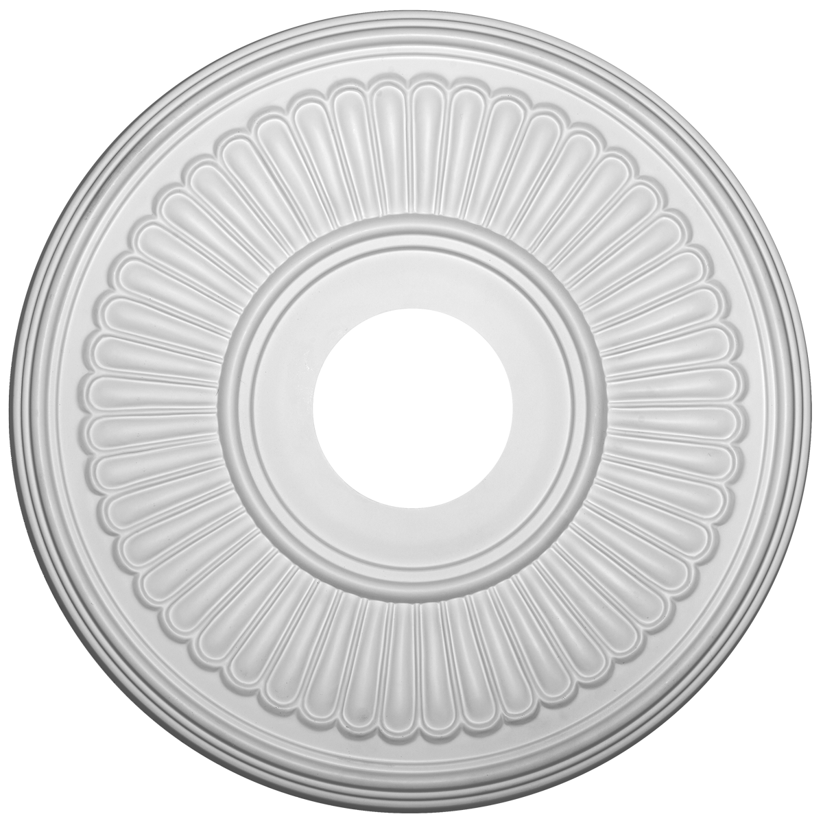 S047 ROSACE de plafond SARMIS diametre 40,4 cm - Polyuréthane haute ...