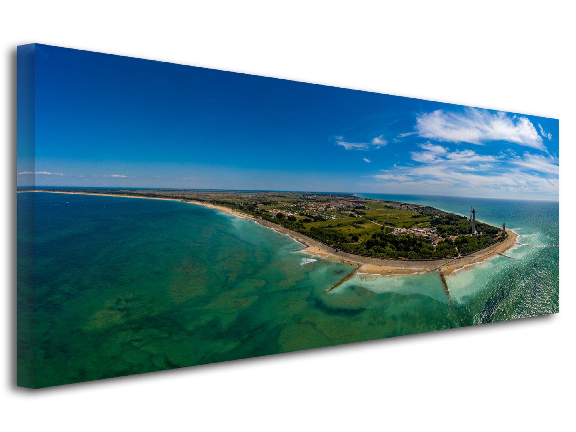 DECLINA, Tableau toile imprimée Paysage, Tableau toile déco île de ré ...