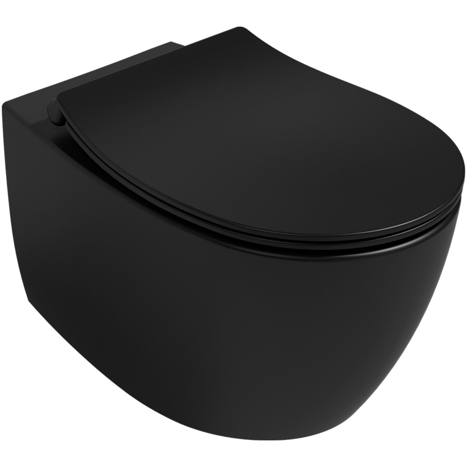 Isvea WC Suspendido con Inodoro Rimless Color Negro con Asiento ...