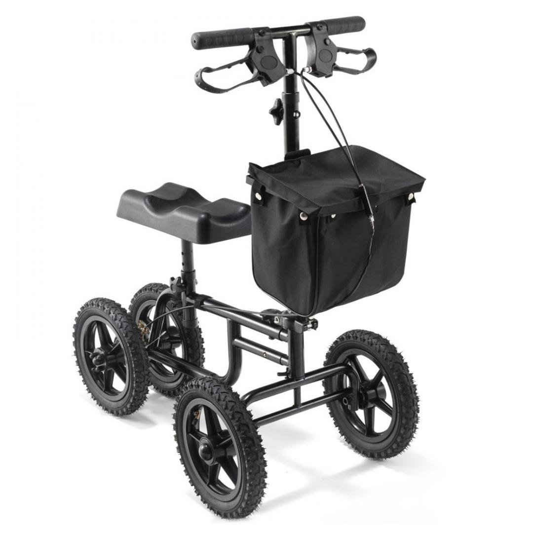 Déambulateur pliant avec support de genou en acier carbone TEKMAQUINAS ...