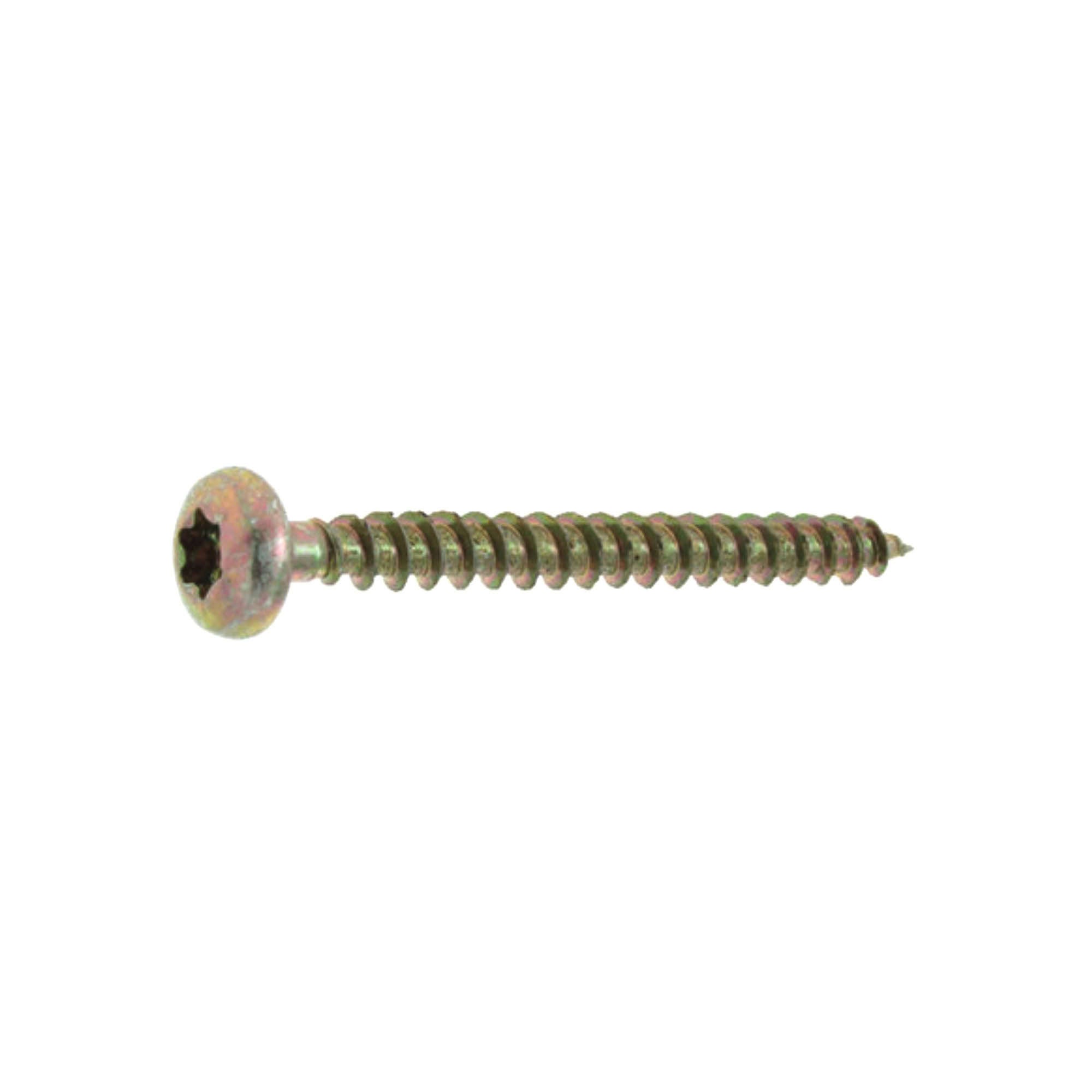 150 vis agglo tête cylindrique bichromatées (jaune/or) Torx Internes ...