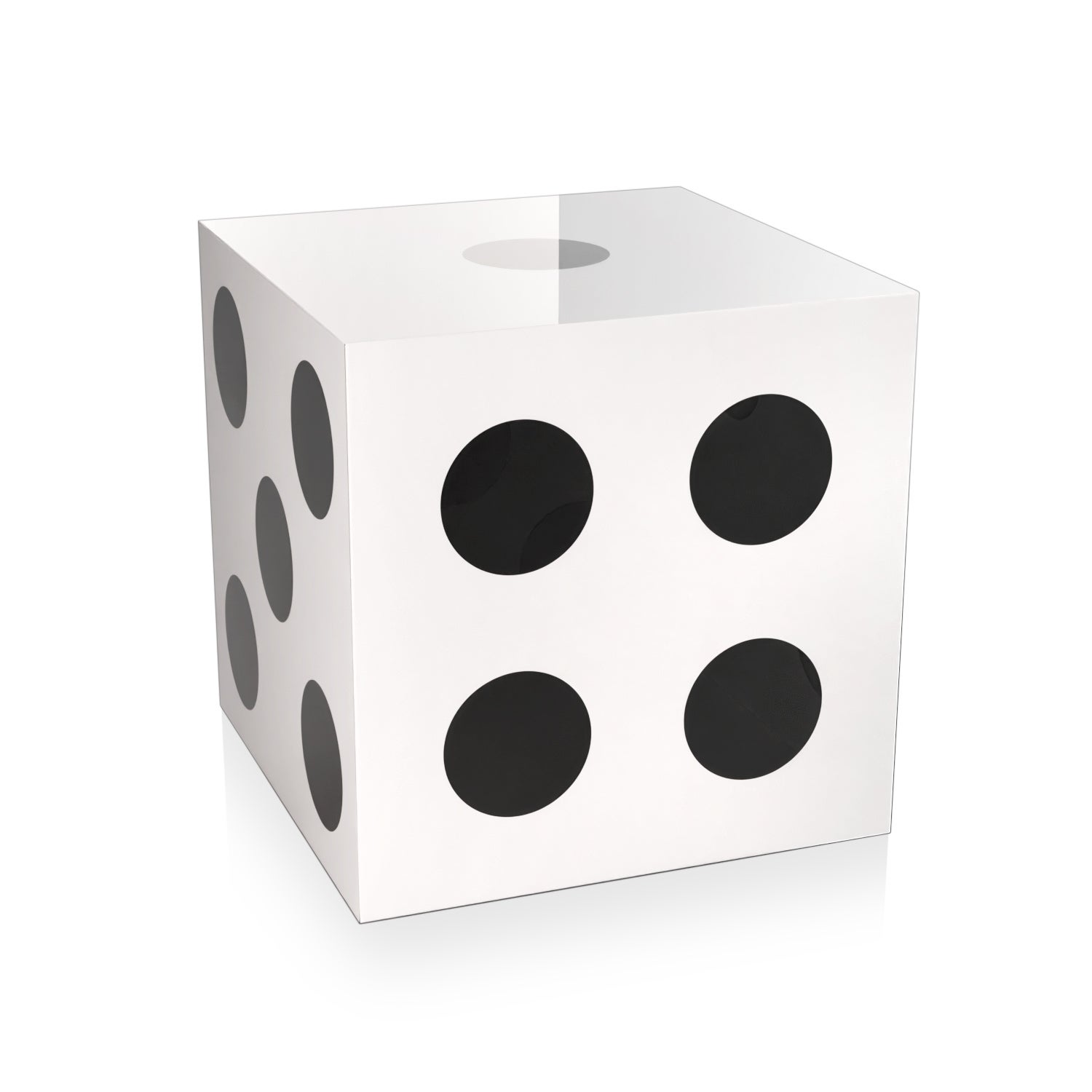 ADM - 'Cube Nut de Jeu' - Table basse en méthacrylate brillant ...