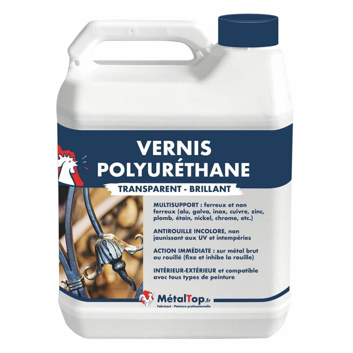 Vernis Polyurethane - 1 L - Métaltop | Leroy Merlin
