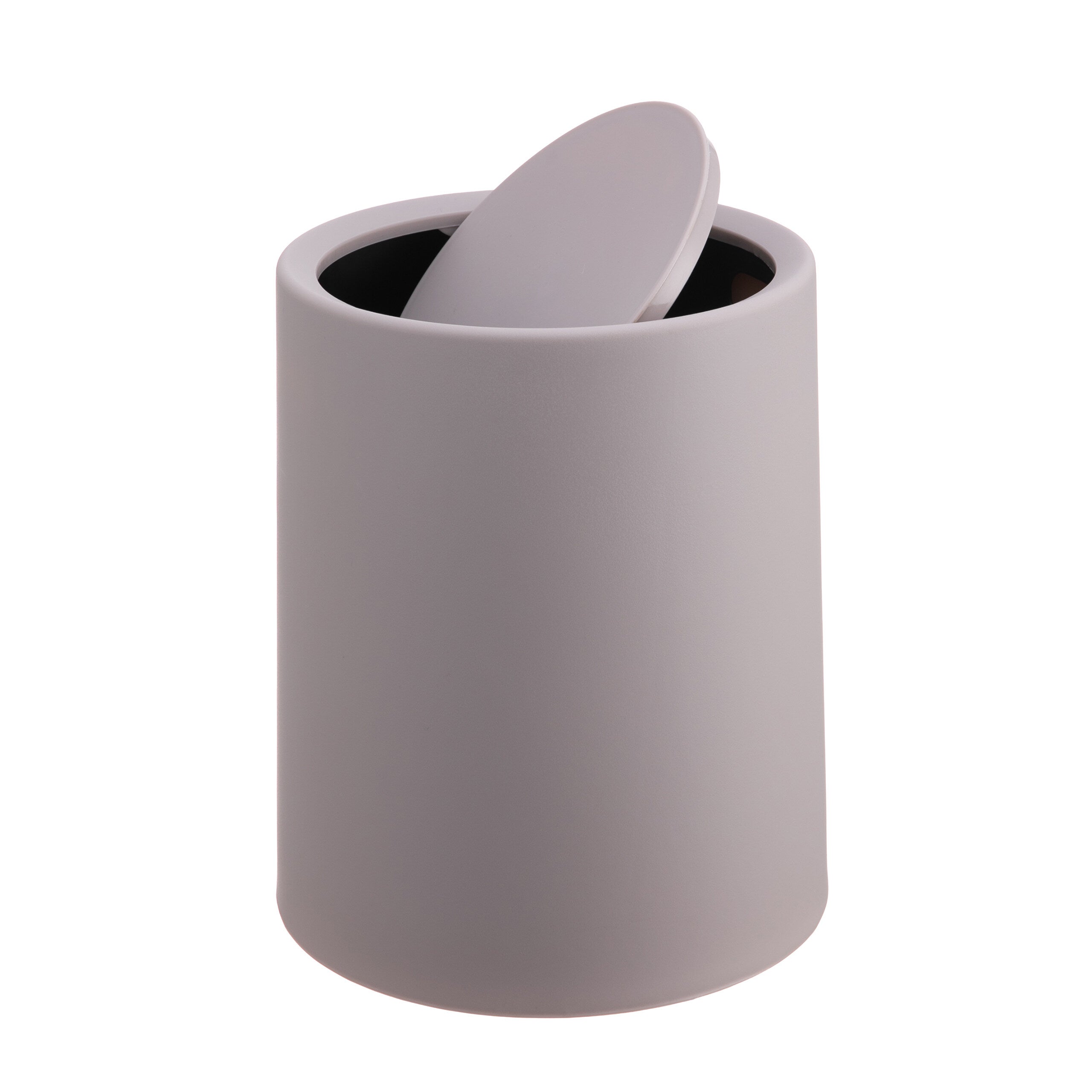 Cubo para cosméticos beige, 6 L, con tapa basculante y cubo interior ...