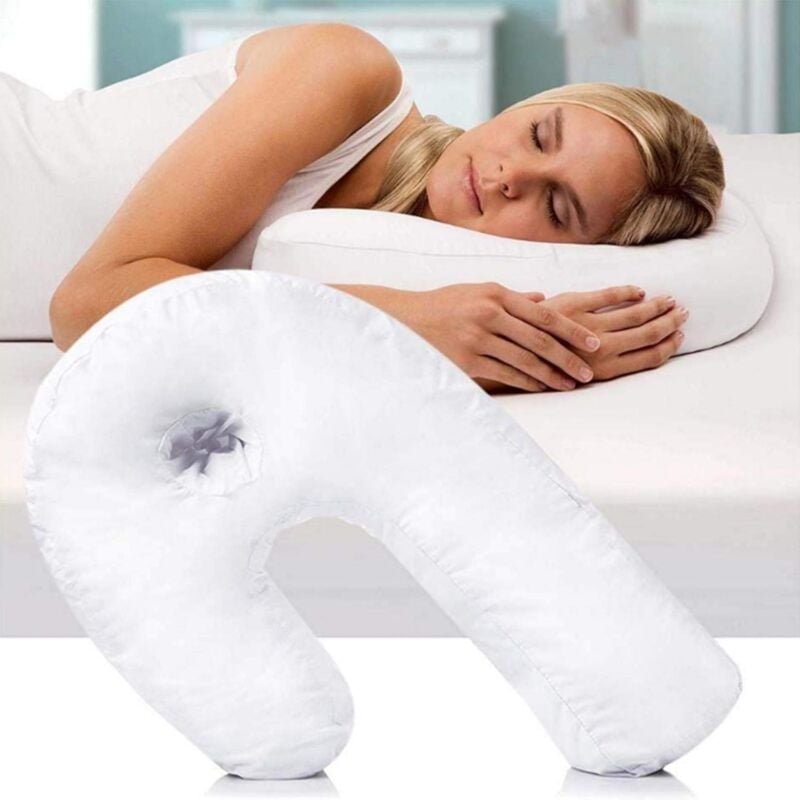 Oreiller anti-ronflement forme U – Soutien cou et tête – Confort ...