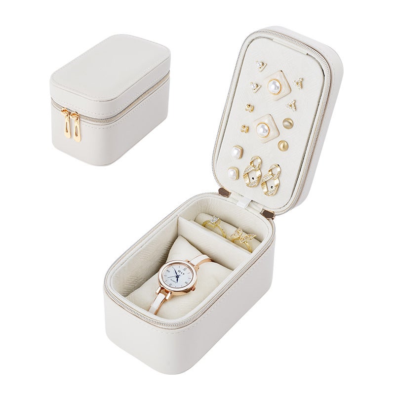 Joyero compacto para anillos, pendientes y collares White | Leroy Merlin