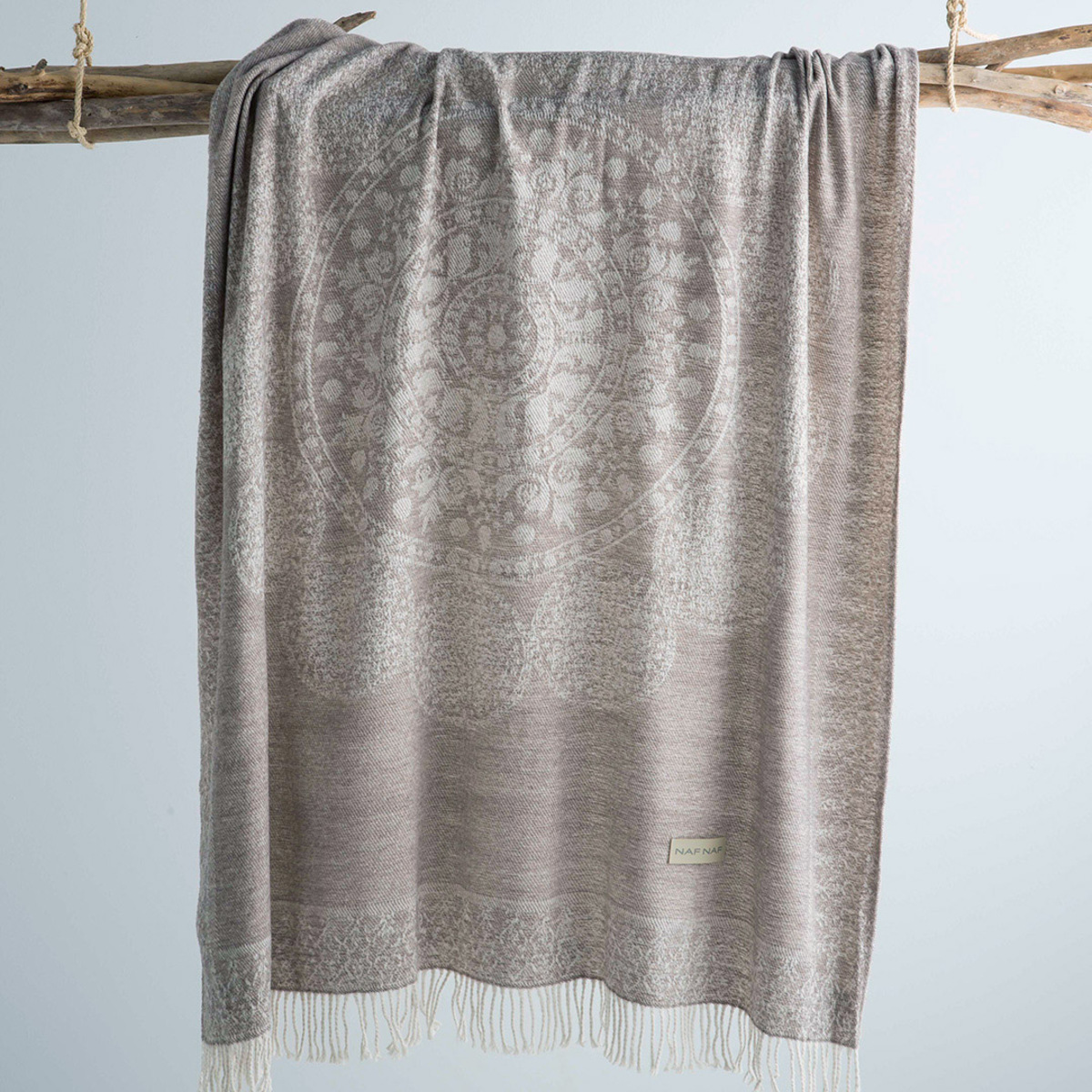 Plaid MARBLE beige 130x170 cm | Leroy Merlin