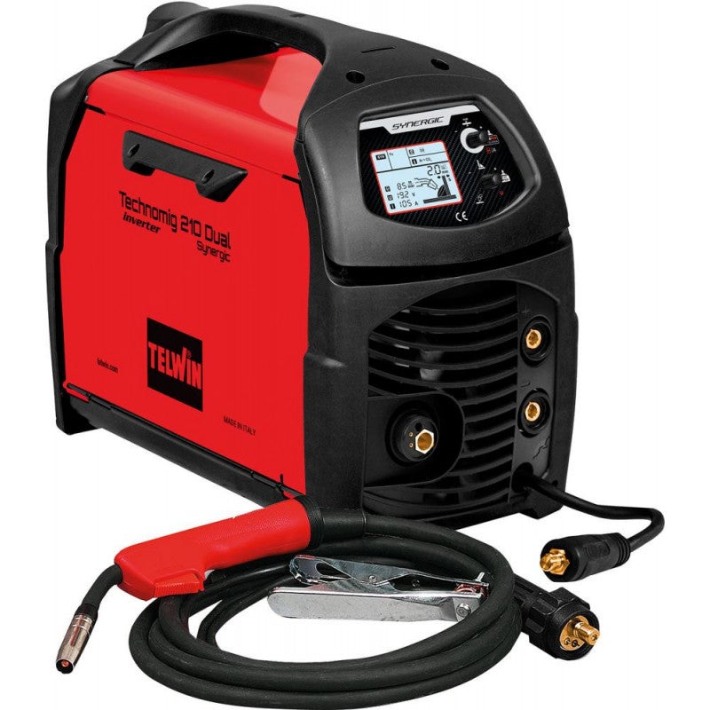 TELWIN MIG INVERTER HILO TECHNOMIG 210 DUAL SYNERGIC 230V | Leroy Merlin