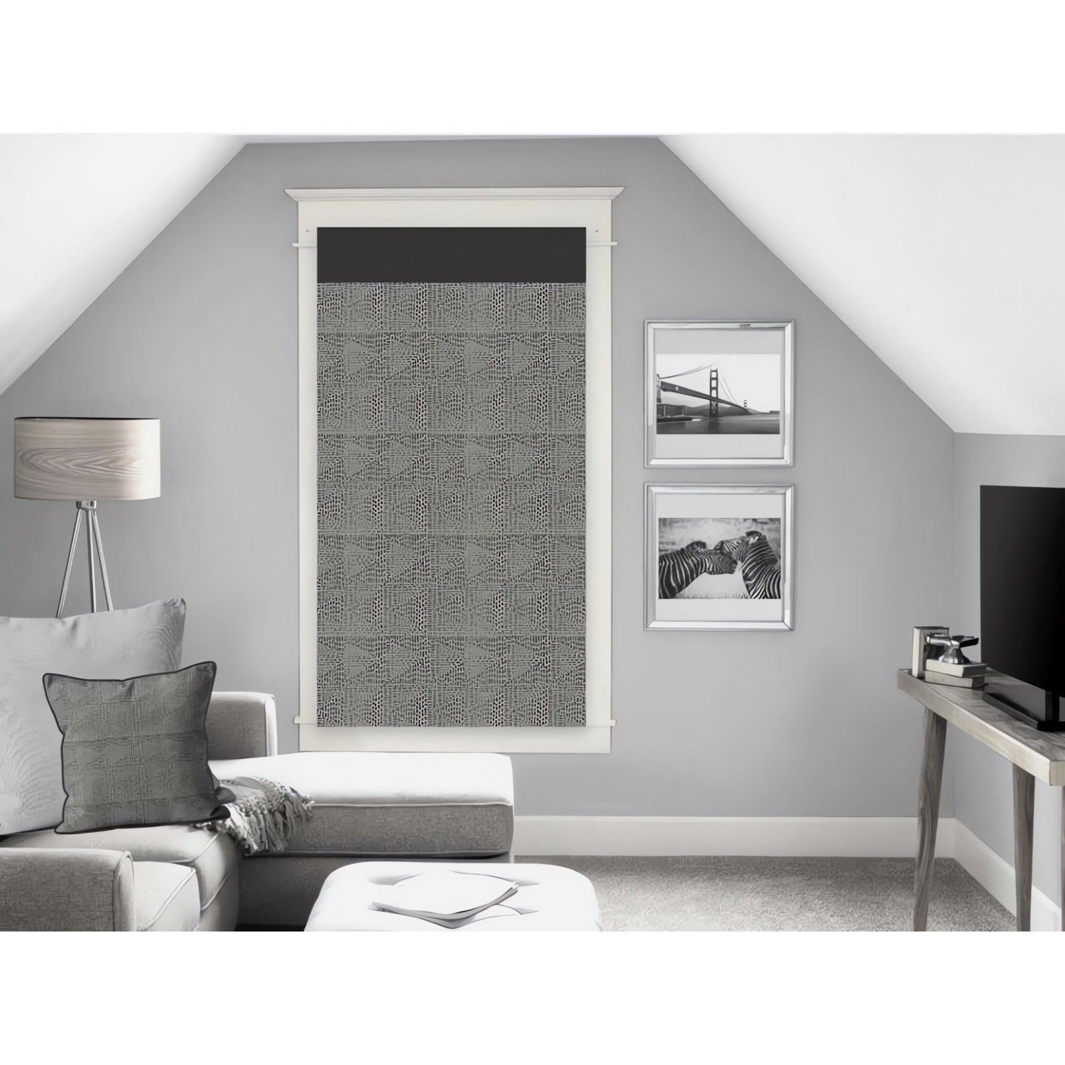 Brise bise en coton 60x120 cm KHEOPS noir | Leroy Merlin