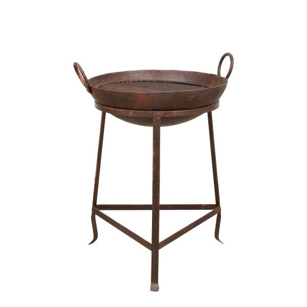 Brasero de hierro forjado a mano 59x54x80 cm | Leroy Merlin