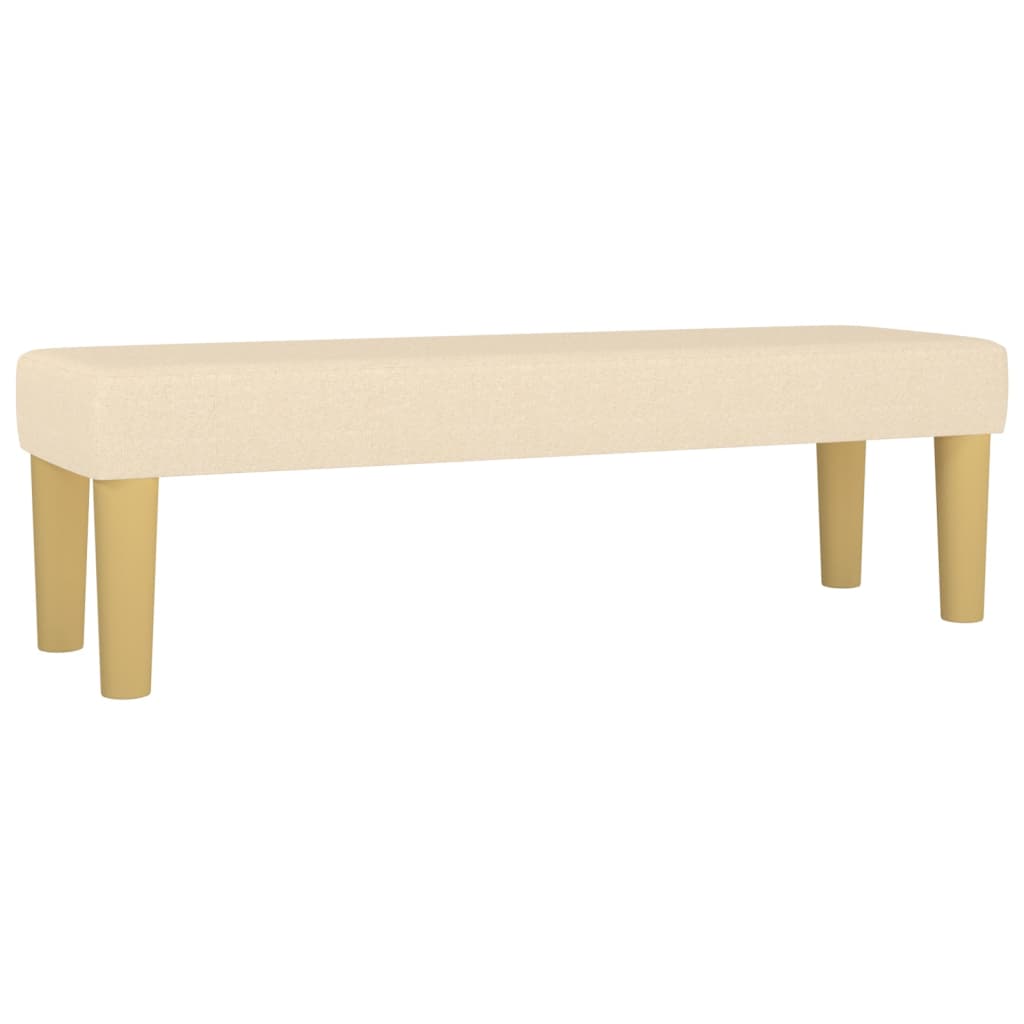 Panca panca 100 x 30 x 30 cm tessuto panna 02_0010479 | Leroy Merlin