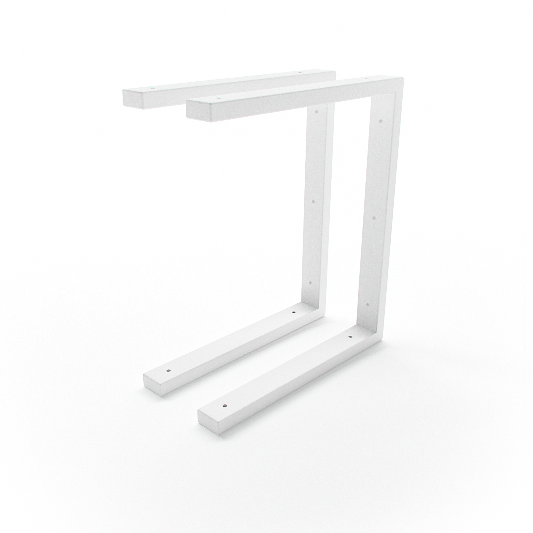 Support pour lavabo LAHN - 30 cm de profondeur, blanc, lot de 2 | Leroy ...
