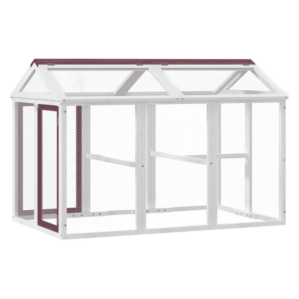 Corral de madera maciza pino color moca 141x94x104 cm | Leroy Merlin
