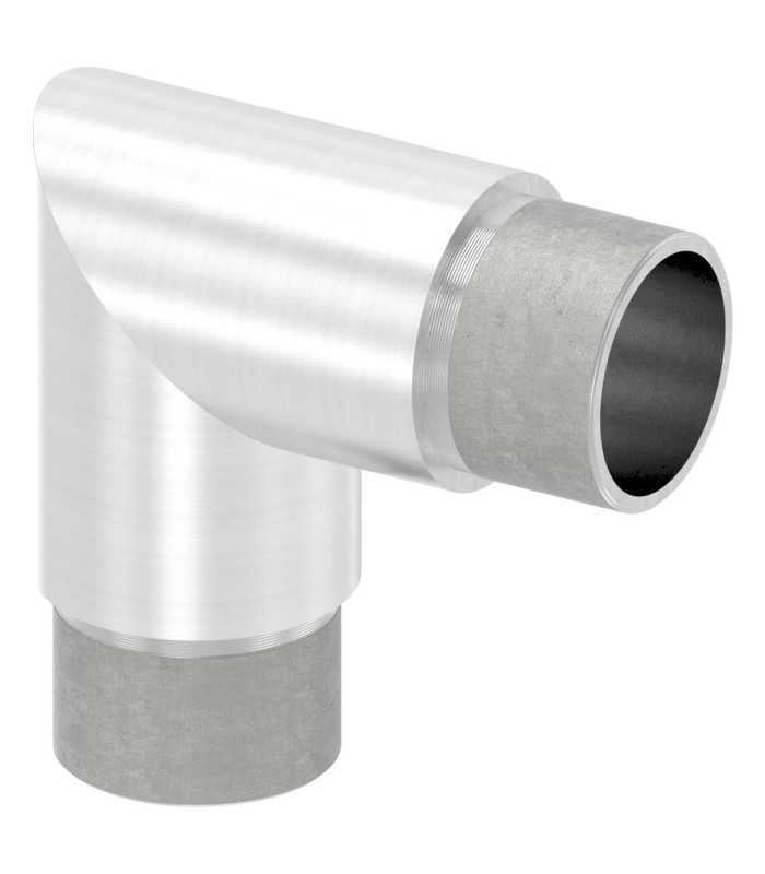 Coude angulaire 90° inox pour tube-42,4--1 pc | Leroy Merlin