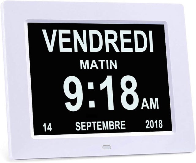 Horloge calendrier numérique au meilleur prix | Leroy Merlin