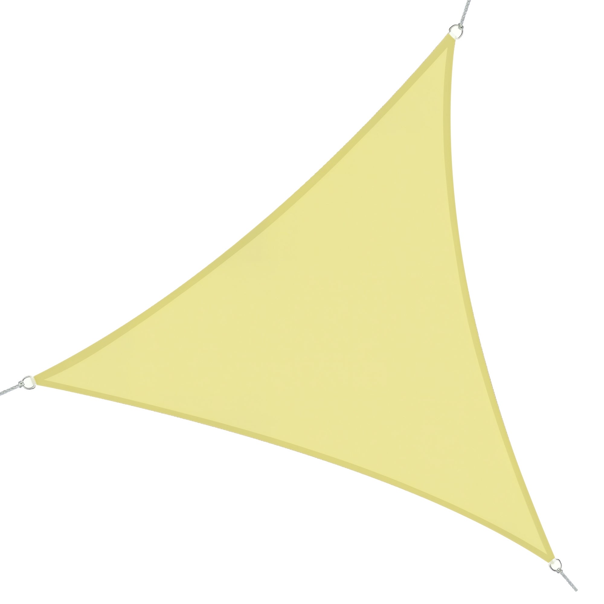 Voile d'ombrage triangulaire 6x6x6 m pour jardin, terrasse ou patio, en ...