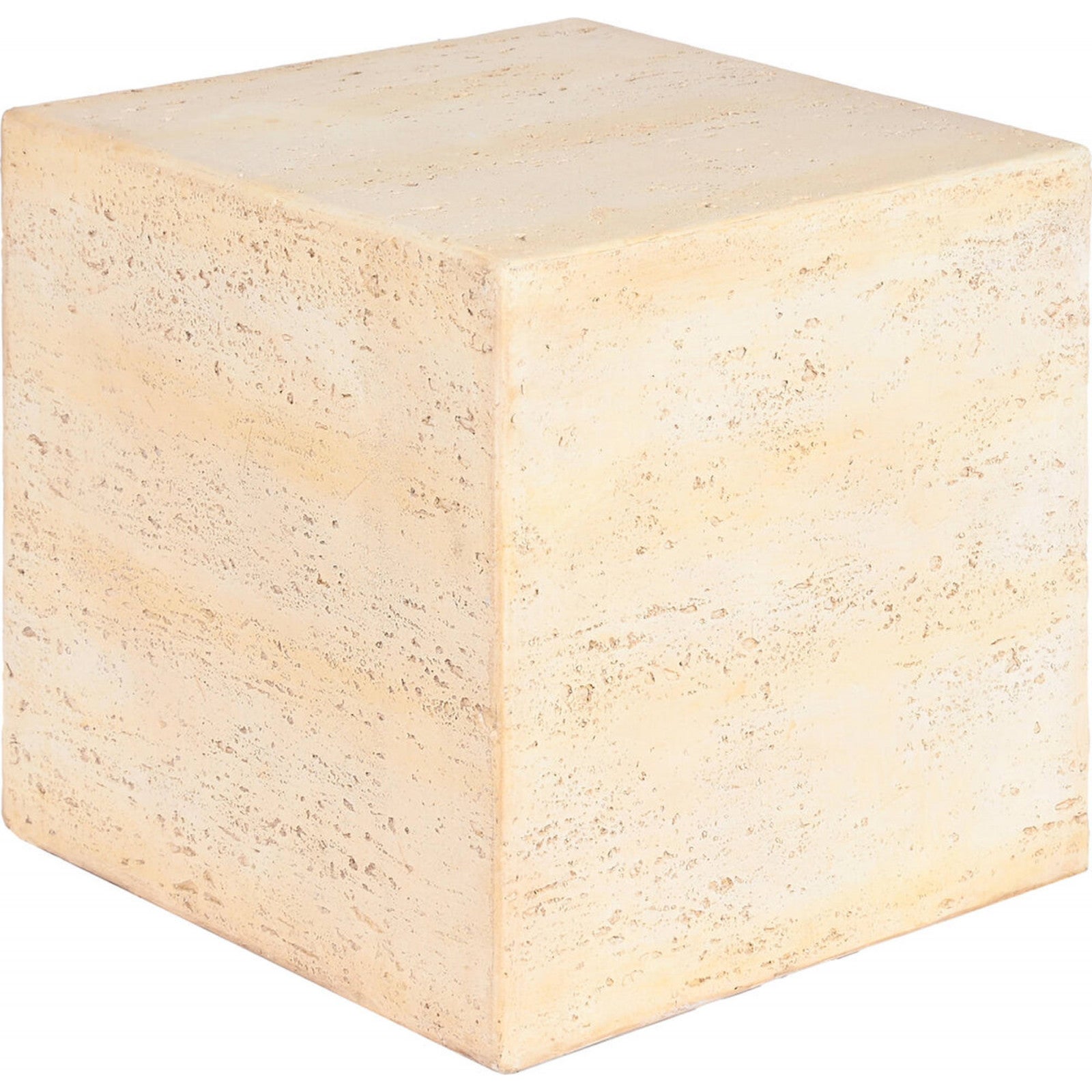 Table d'appoint effet marbre beige élégance et finesse 40 x 40 x 40 cm ...