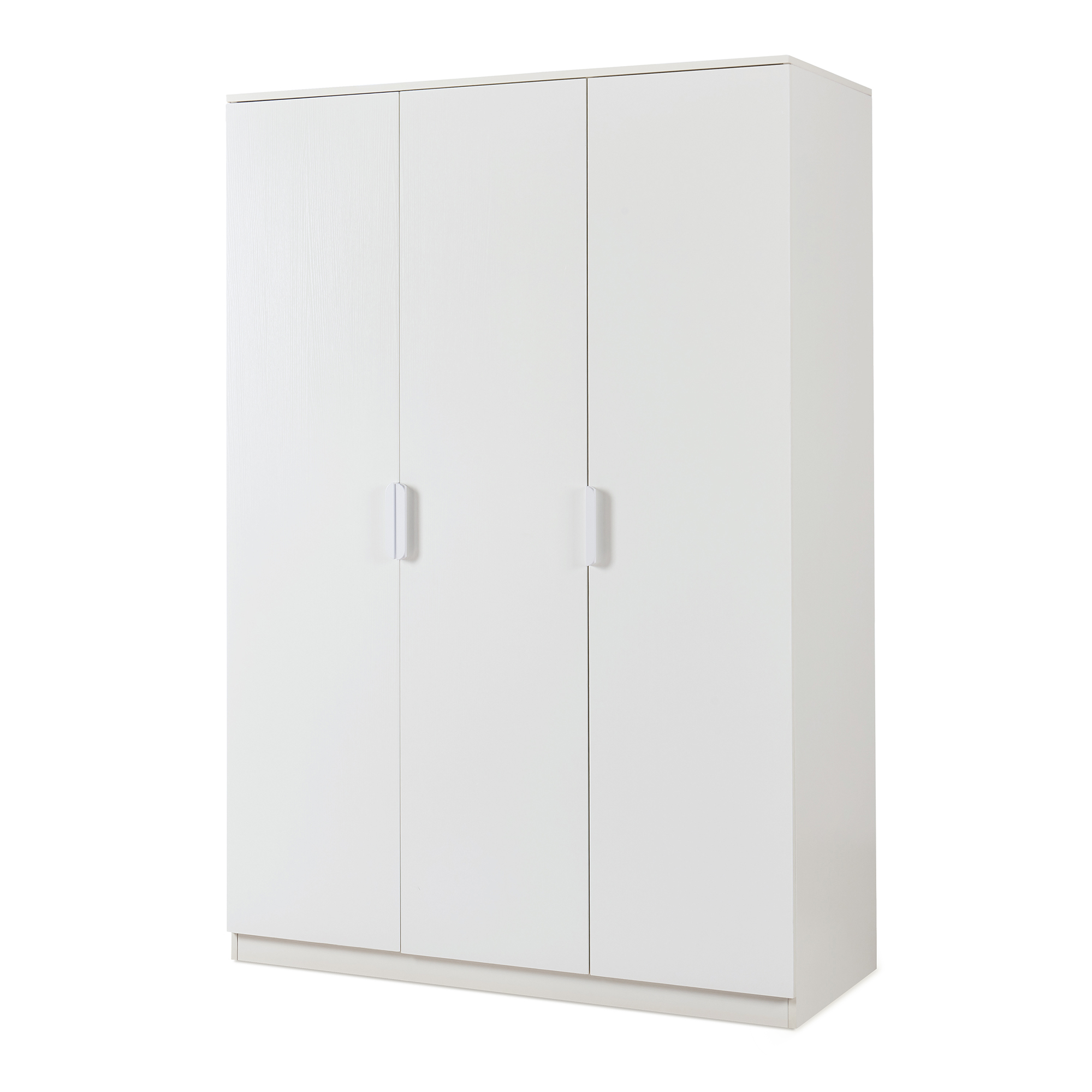 Armoire de chambre Eiselfing avec 4 étagères 176 x 120 x 52 cm blanc [en.casa] | Leroy Merlin