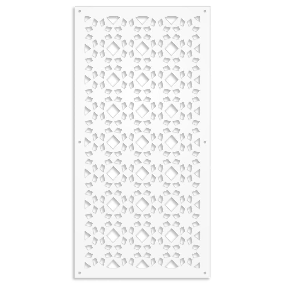 PSICODÉLICO - Panel de PVC Perforado - Parasol 73x148 cm BLANCO Espesor ...