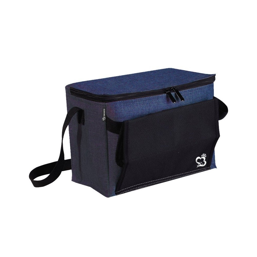 Nevera de poliéster azul para camping y playa 20x28x14 cm | Leroy Merlin