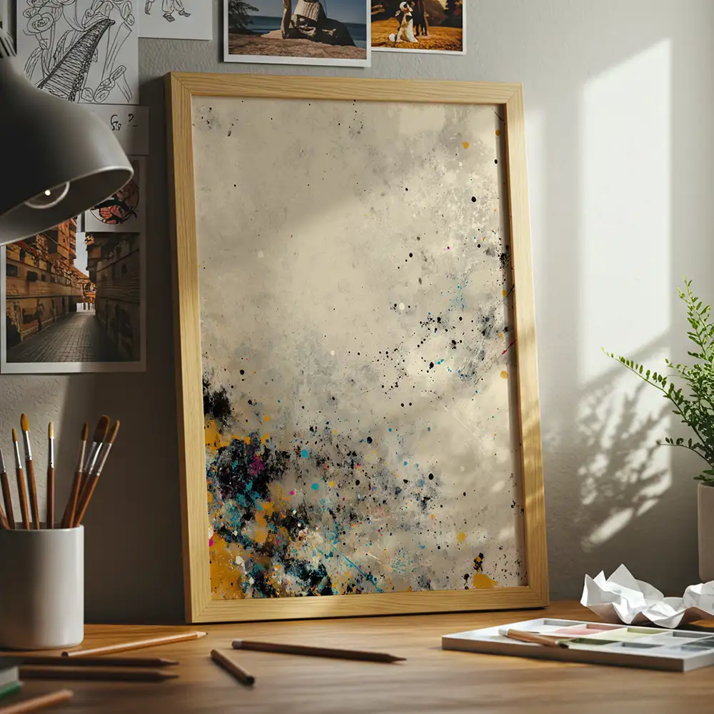 DekoArte – Tableau abstrait mural contemporain salon 70x100 cm ...