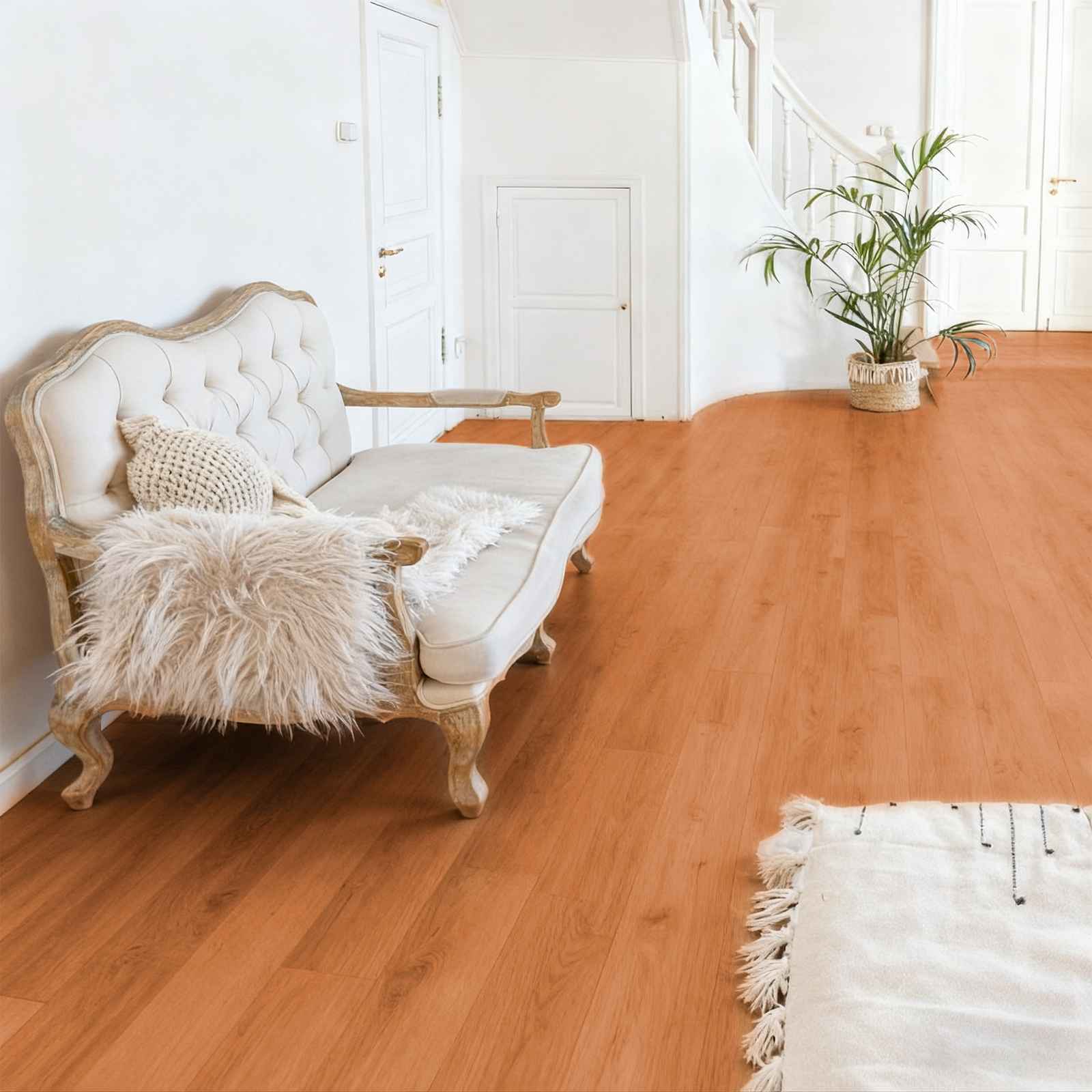Suelo PVC Imitación Madera Resistente al Agua y al Desgaste - 5 m²-36 ...