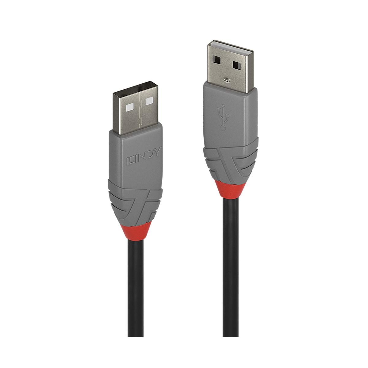 Lindy 36691 câble USB USB 2.0 0,5 m USB A Noir, Gris | Leroy Merlin