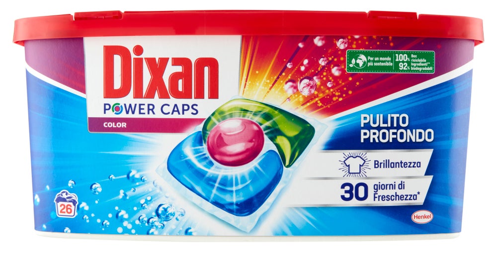 Dixan Machine à laver Ecodosi Power Caps 26 Pieces Colour | Leroy Merlin