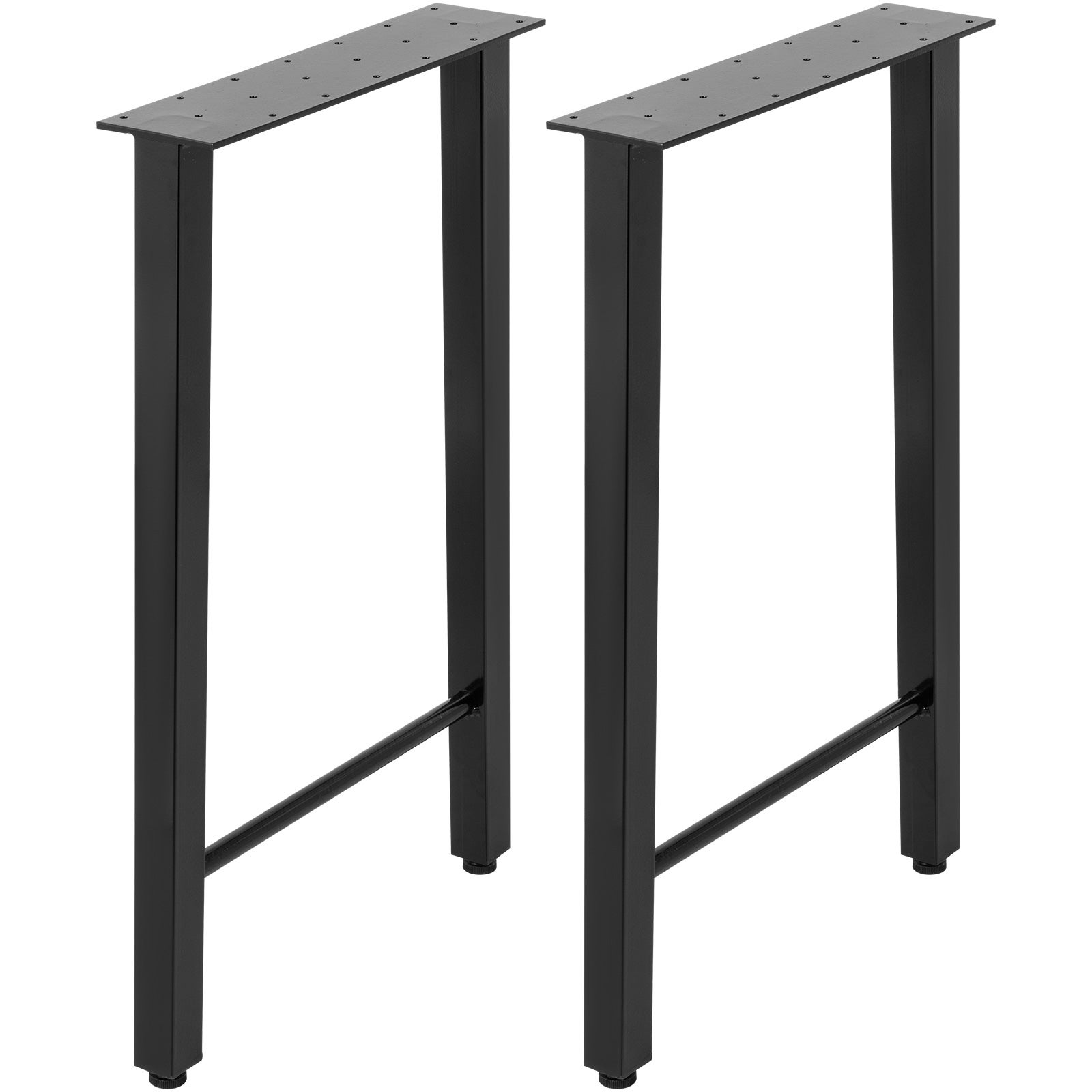 Pieds Table Réglable Hauteur VEVOR 71cm Pieds Table en Acier 2 pcs ...