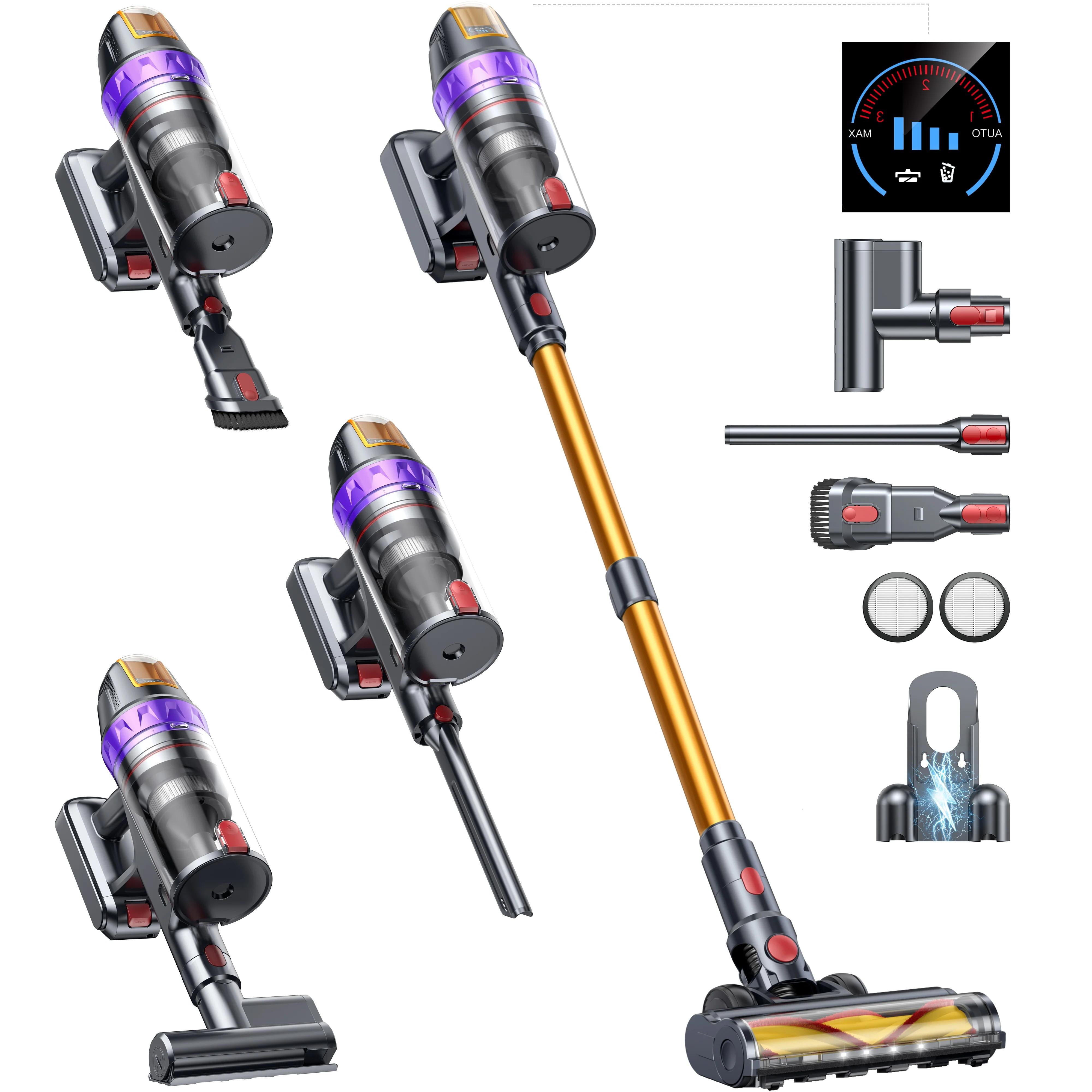 Aspirateur sans fil 600 W 65 kPa,forte puissance d'aspiration,appareil ...