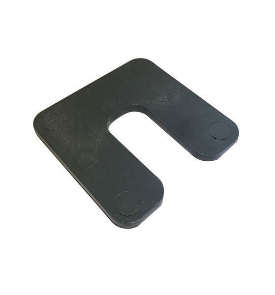 Cale plastique de réglage forme U dimensions 70x70 mm épaisseur 5 mm ...