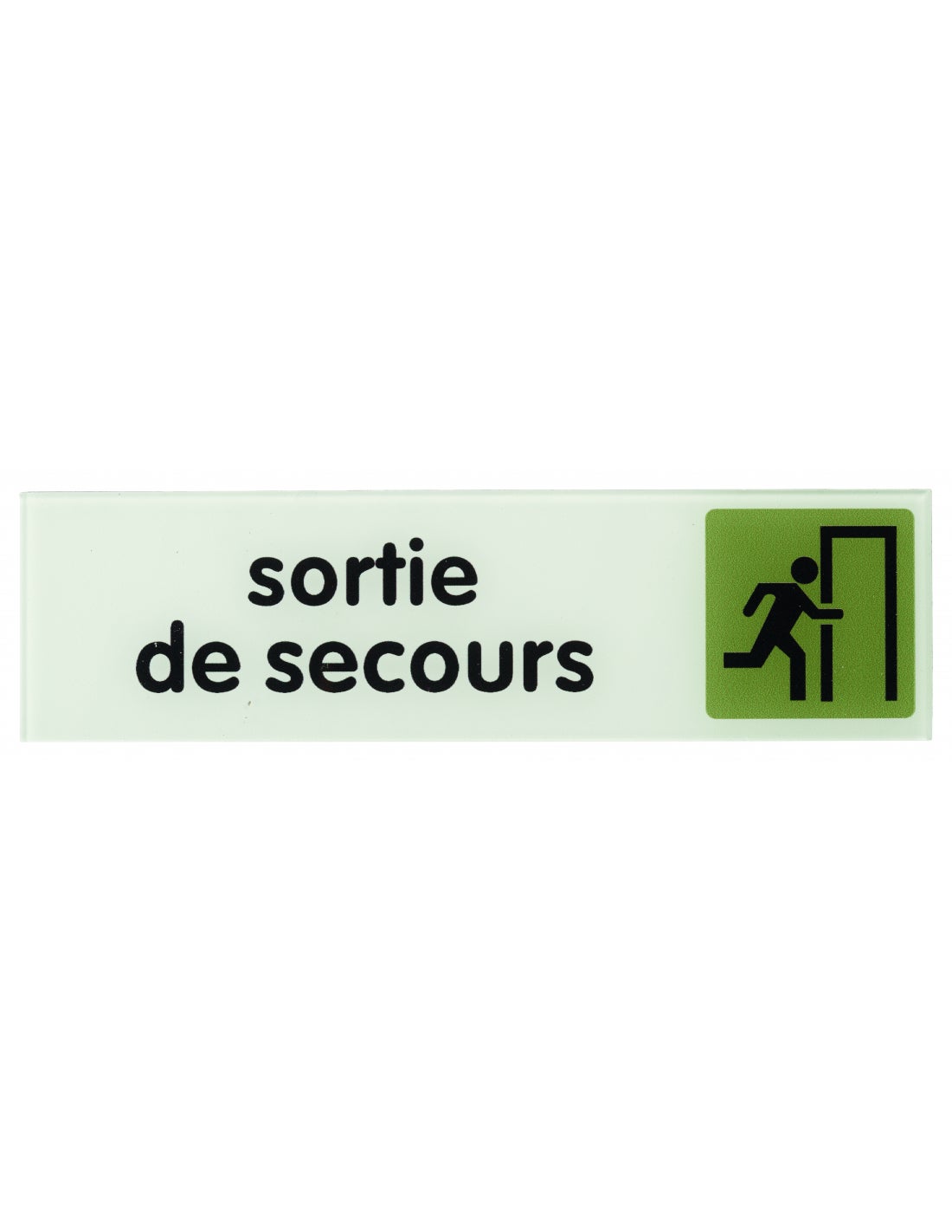 THIRARD - Plaque de signalisation Sortie de secours, plexiglass adhésif ...
