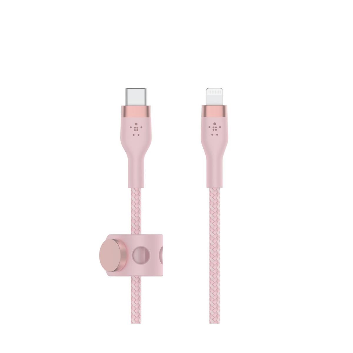 Belkin Cbl S tress USB-C LTG 3M ros Rose | Leroy Merlin