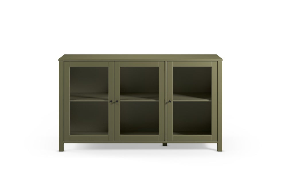 EVE - Buffet 142 cm en pin - Vert | Leroy Merlin