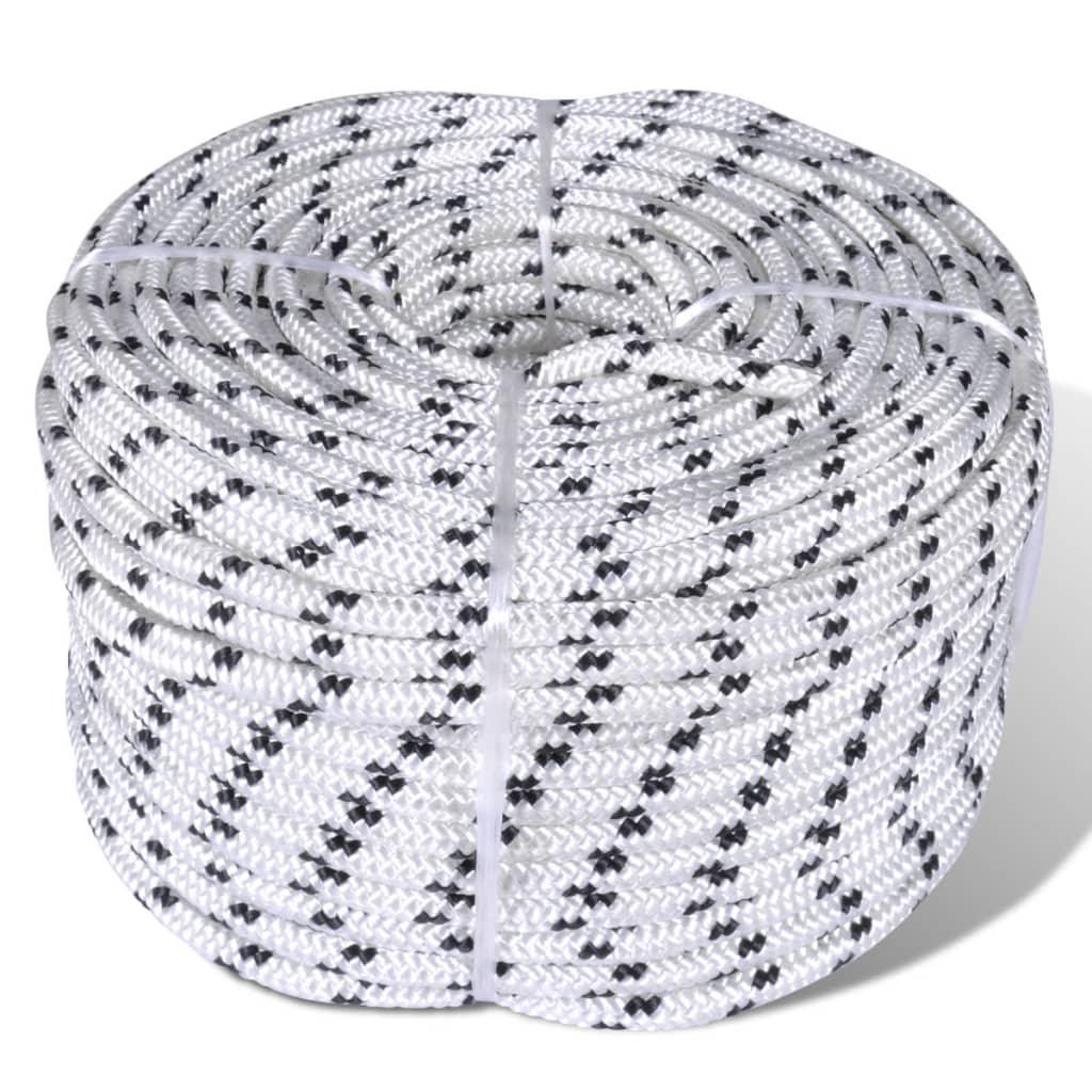Corde de tressée en bobine Polyester 8 mm x 50 m 02_0003379 | Leroy Merlin
