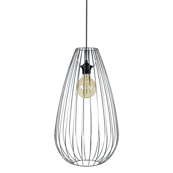 Suspension TOSEL ,métal,Aluminium,H112xD29,5xP29,5cm | Leroy Merlin