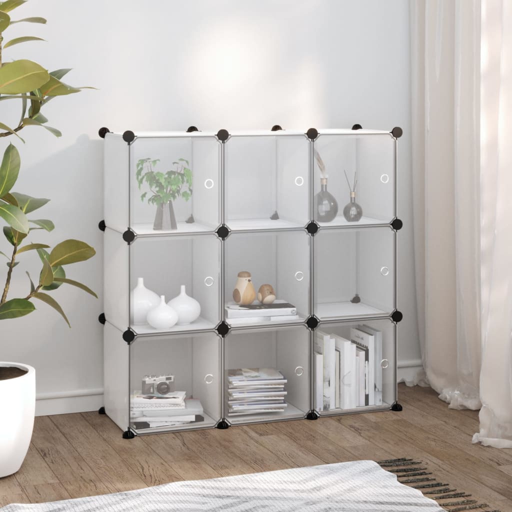 Maison Exclusive - Organiseur de rangement en cube avec 9 cubes et ...