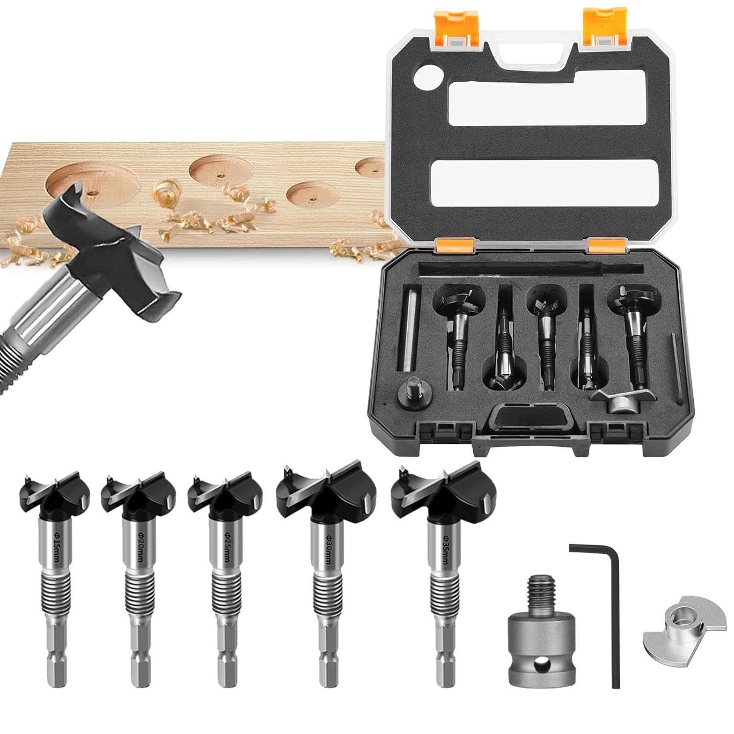 Forets à bois, outils de travail du bois à pointe en carbure pour bois ...
